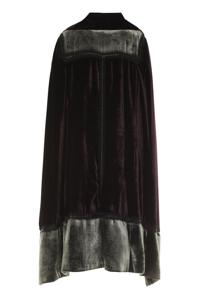Alberta Ferretti Velvet cape – Concept-N